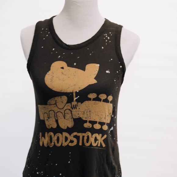 Chaser | Tops | Distressed Woodstock Tank | Poshmark